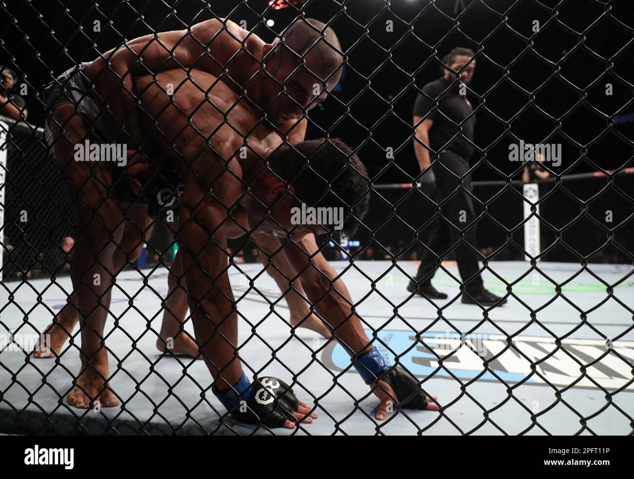 United Kingdom's Muhammad Mokaev (left) and Brazil's Jafel Filho in ...