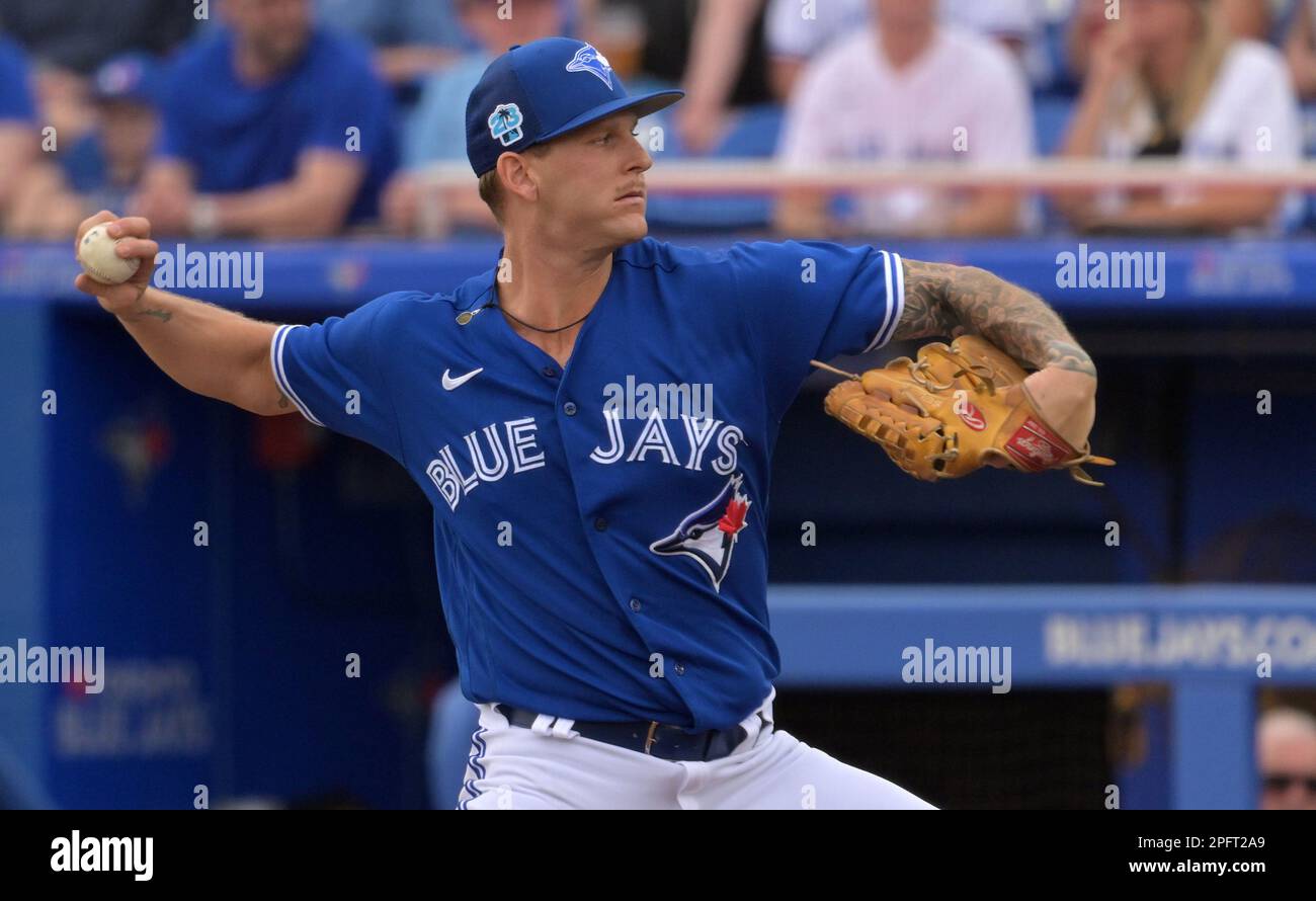 Dunedin, United States. 18th Mar, 2023. Toronto Blue Jays starter ...