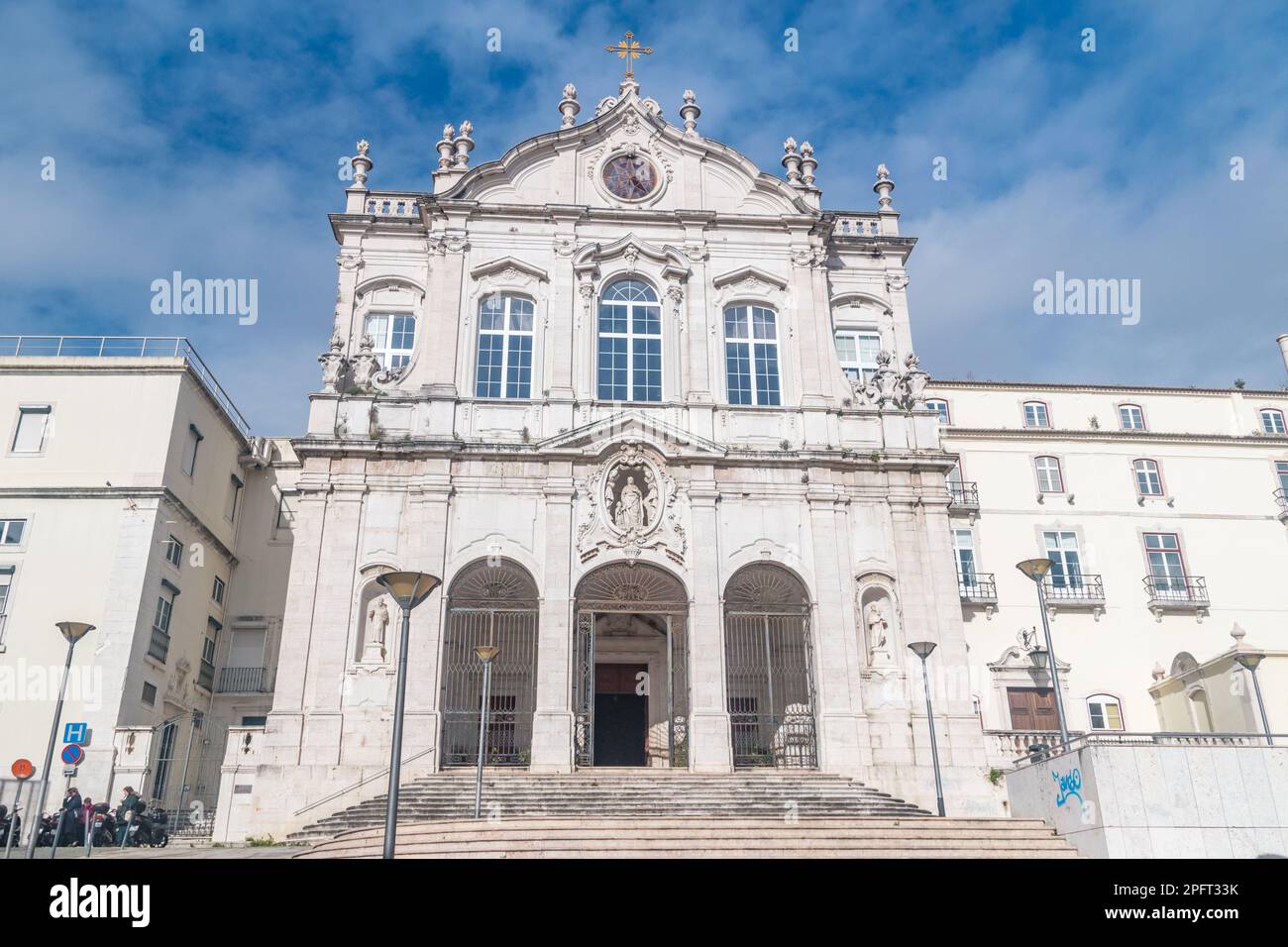 Lisbon, Portugal - December 4, 2022: Church of Our Lady of Mercy ...