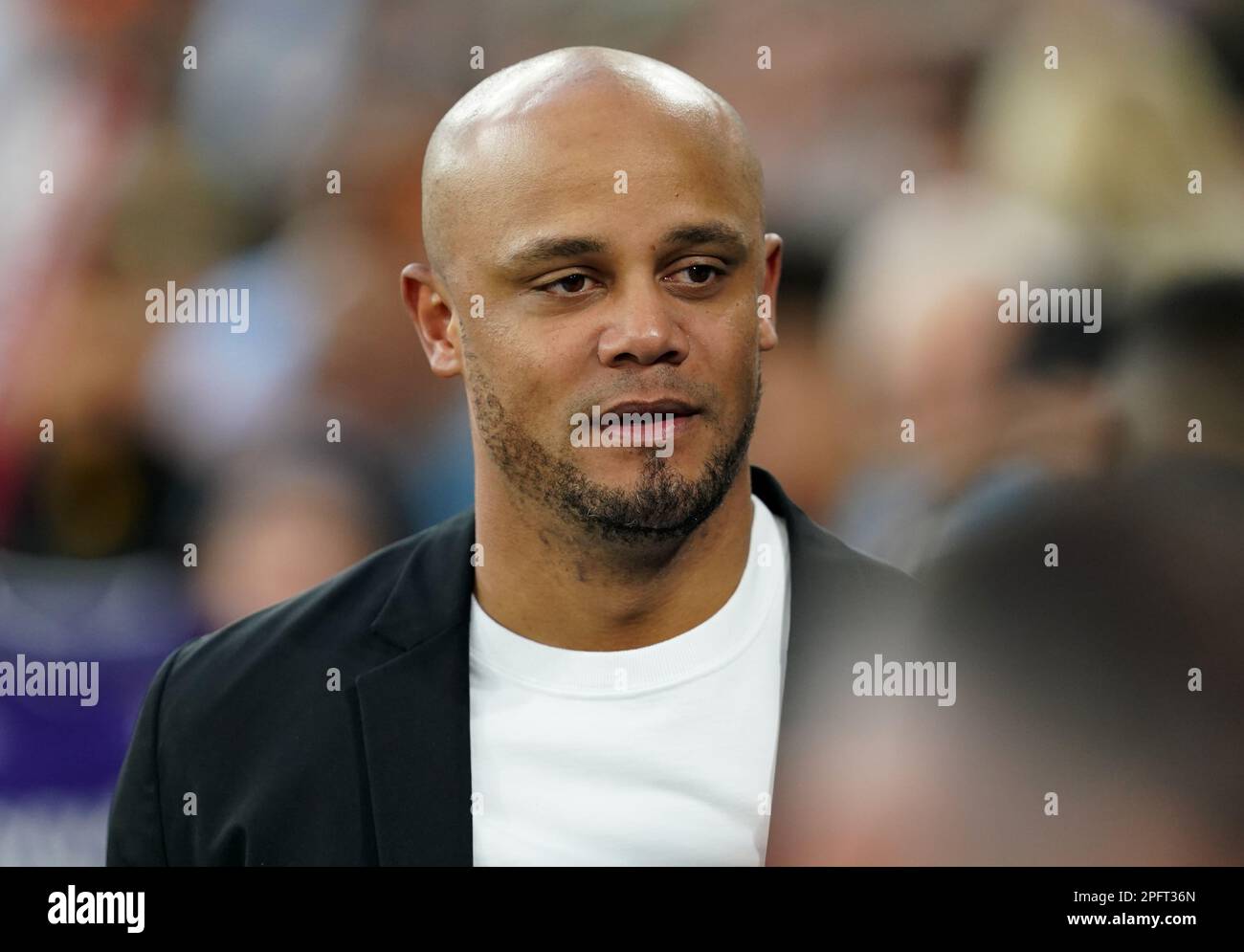 Burnley manager and former Manchester City captain Vincent Kompany ...