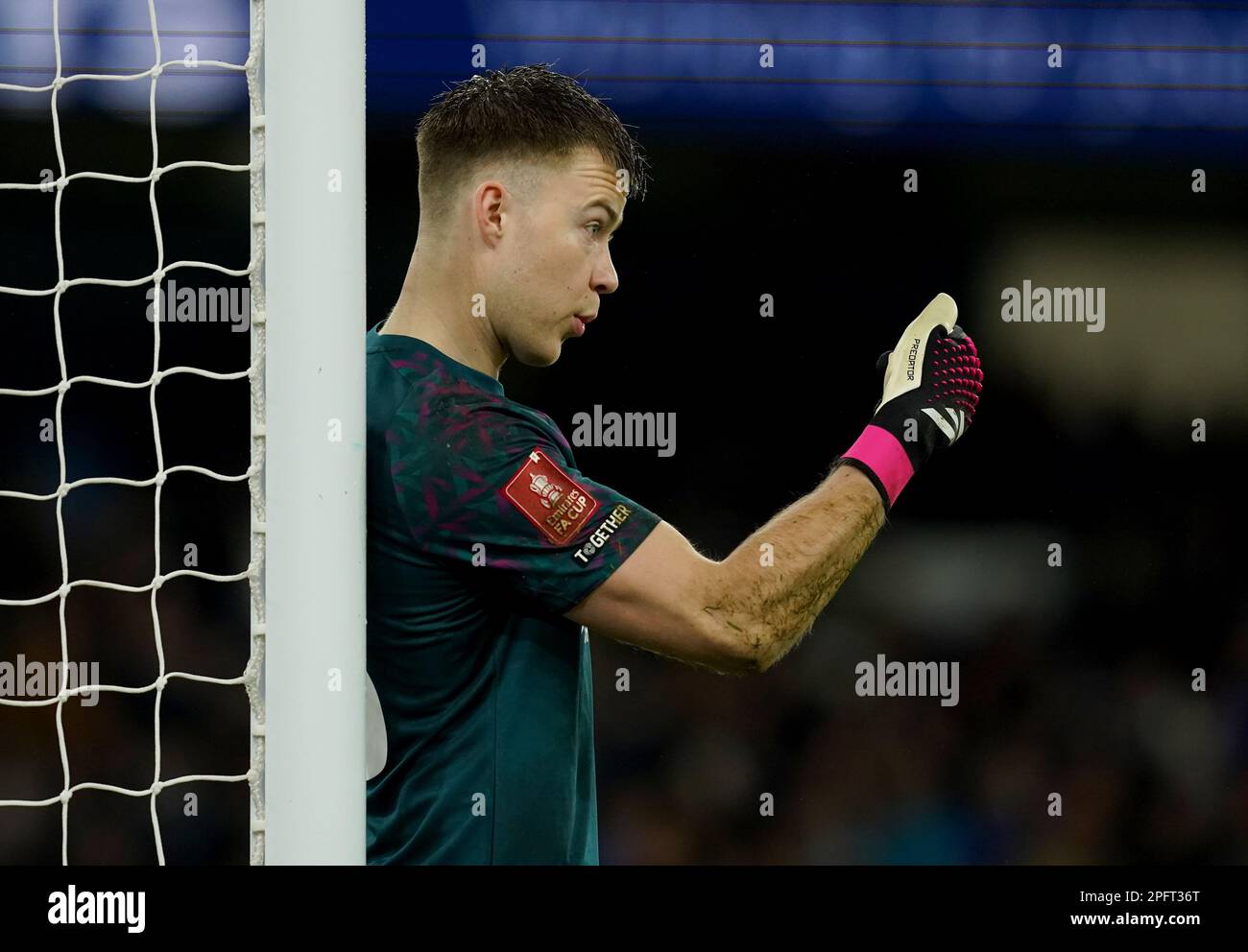 Burnley goalkeeper Bailey Peacock-Farrell during the Emirates FA Cup ...