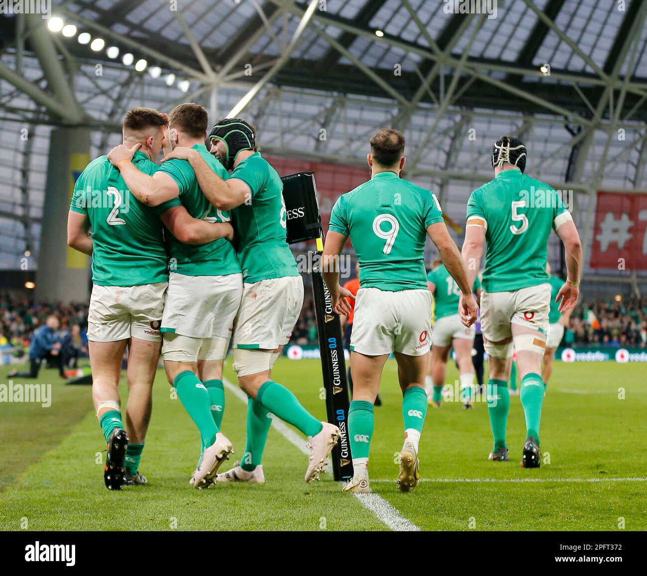 18th March 2023; Aviva Stadium, Dublin, Ireland: Six Nations ...