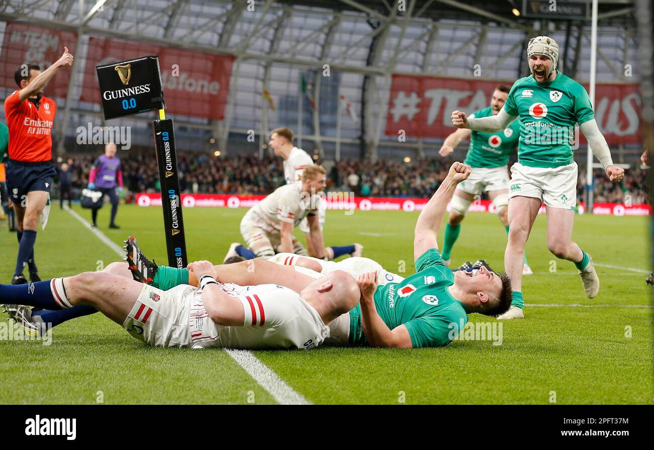 18th March 2023; Aviva Stadium, Dublin, Ireland: Six Nations ...