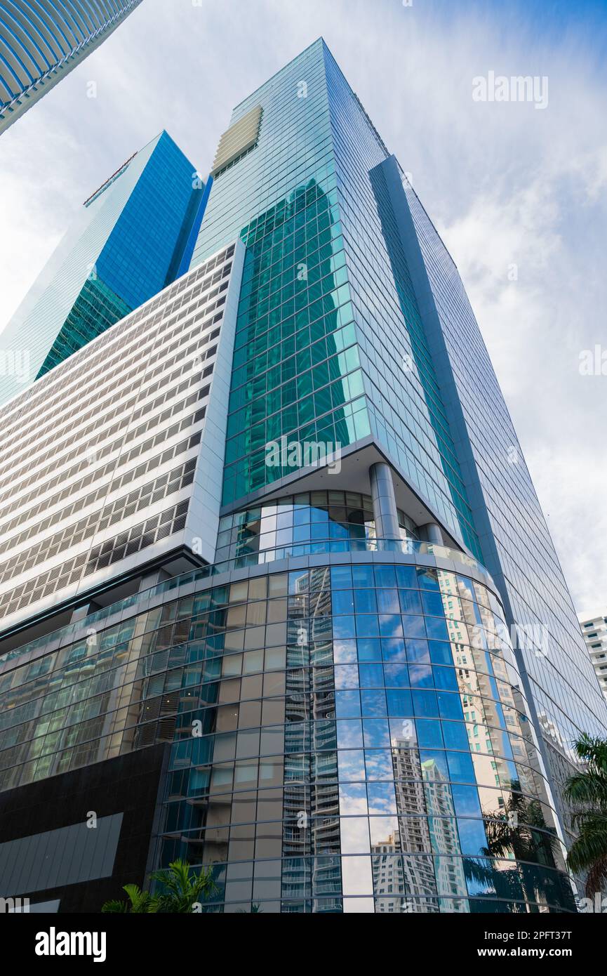 image of skyscraper perspective exterior. perspective view on ...