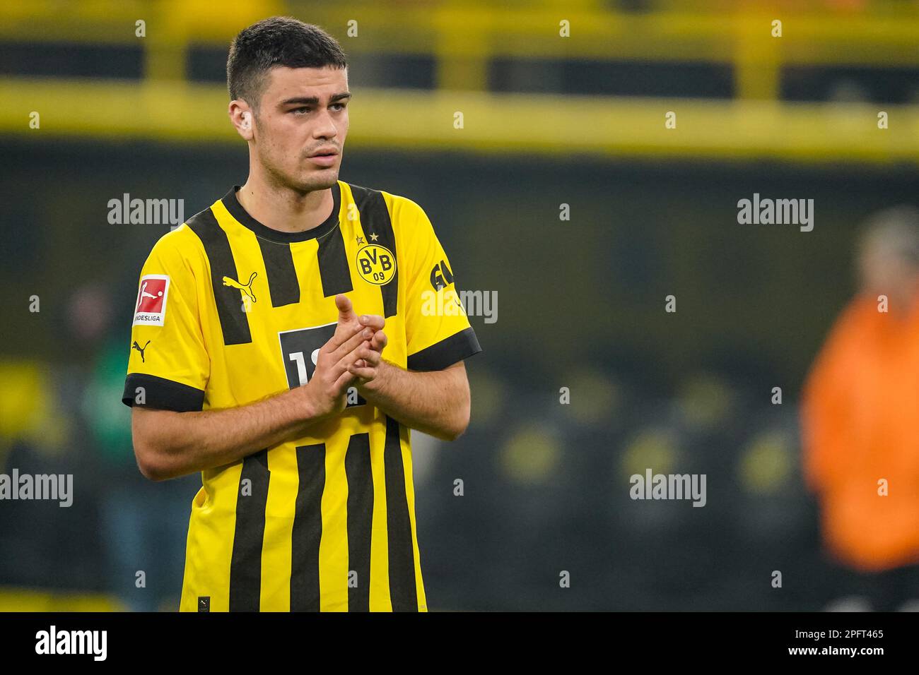 DORTMUND, GERMANY - MARCH 18: Giovanni Alejandro Reyna of Borussia ...