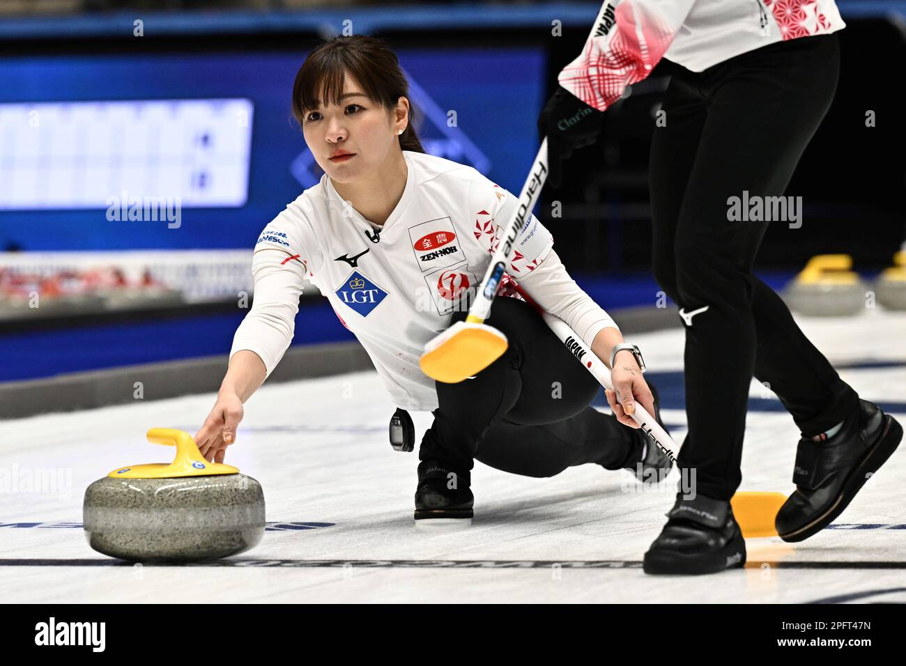 Japan's Chinami Yoshida in action during the match between Switzerland ...
