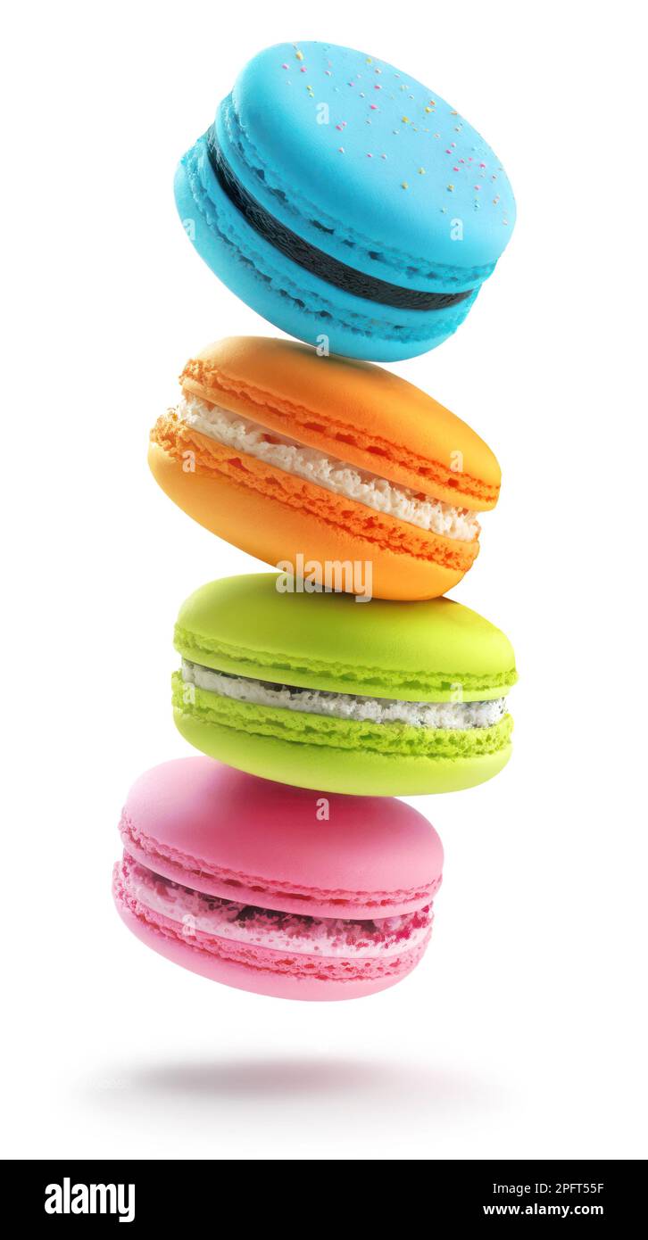 Stack of macarons Cut Out Stock Images & Pictures - Alamy