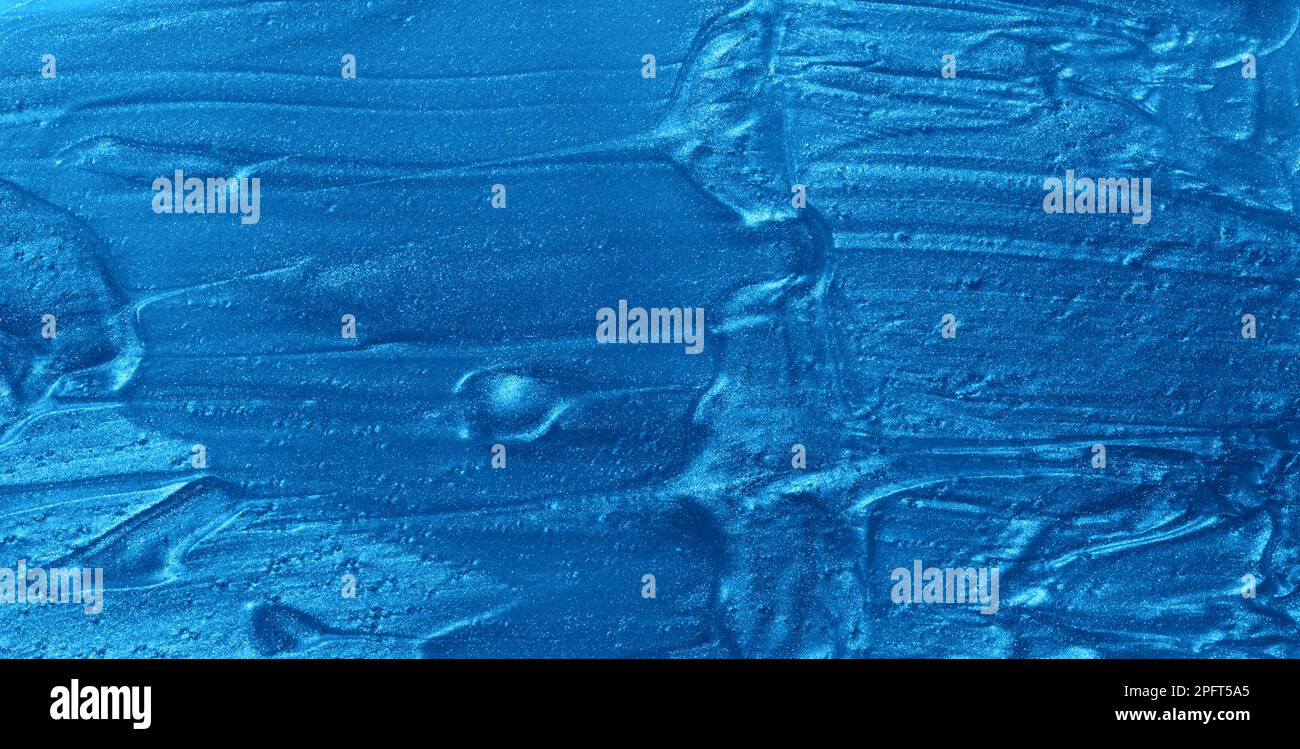 Sample of blue glitter gel with small particles, full frame Stock Photo ...