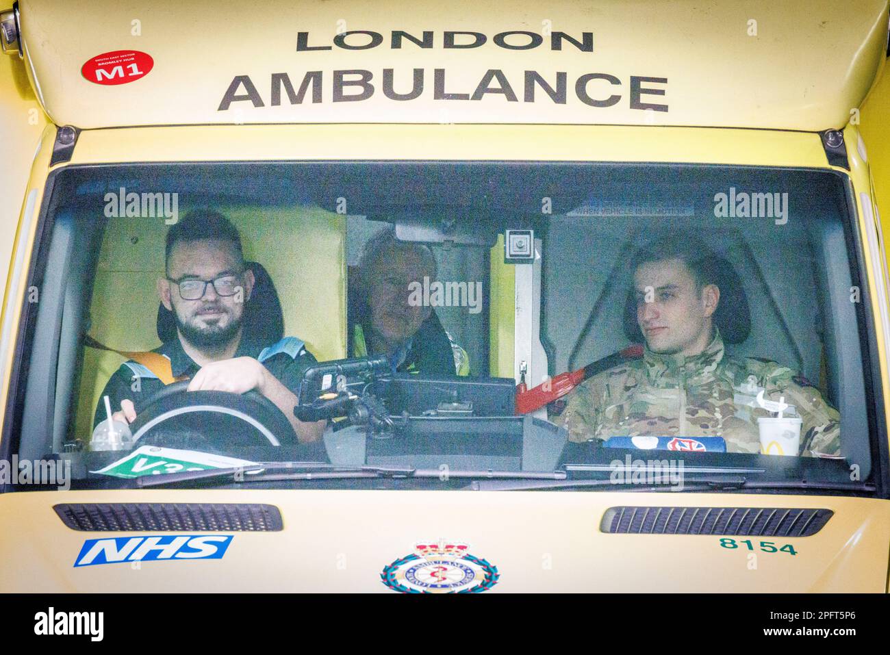 Led by Unison, Ambulance drivers in London go on strike today. The Army ...