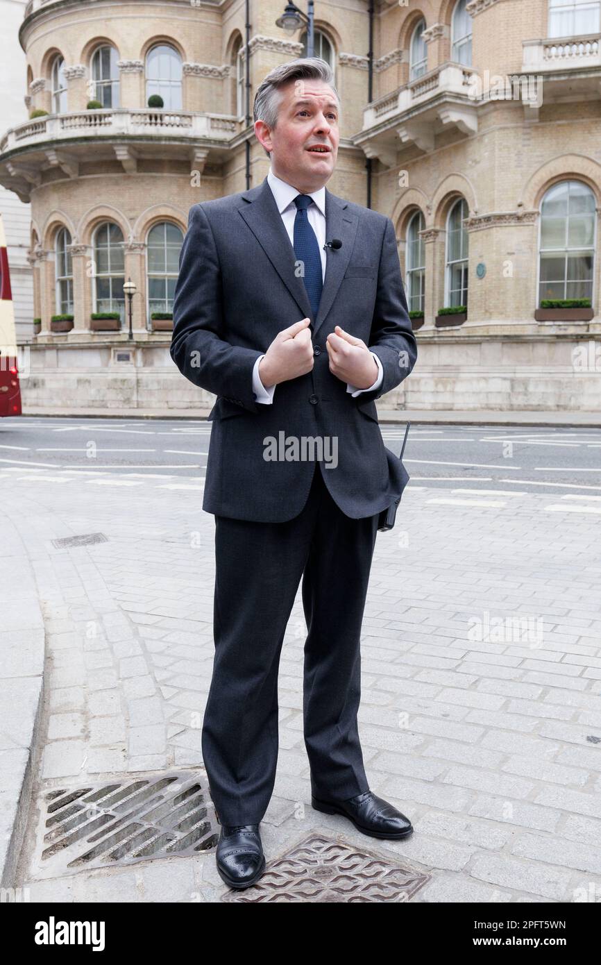 Jonathan Ashworth, Shadow Secretary of State for Work and Pensions of ...