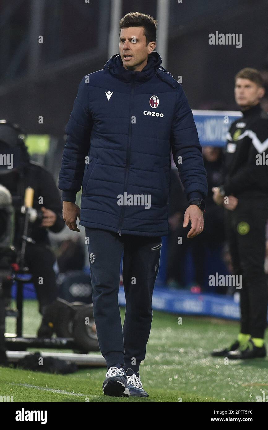 Thiago Motta Manager of Bologna FC during the Serie A match between US ...