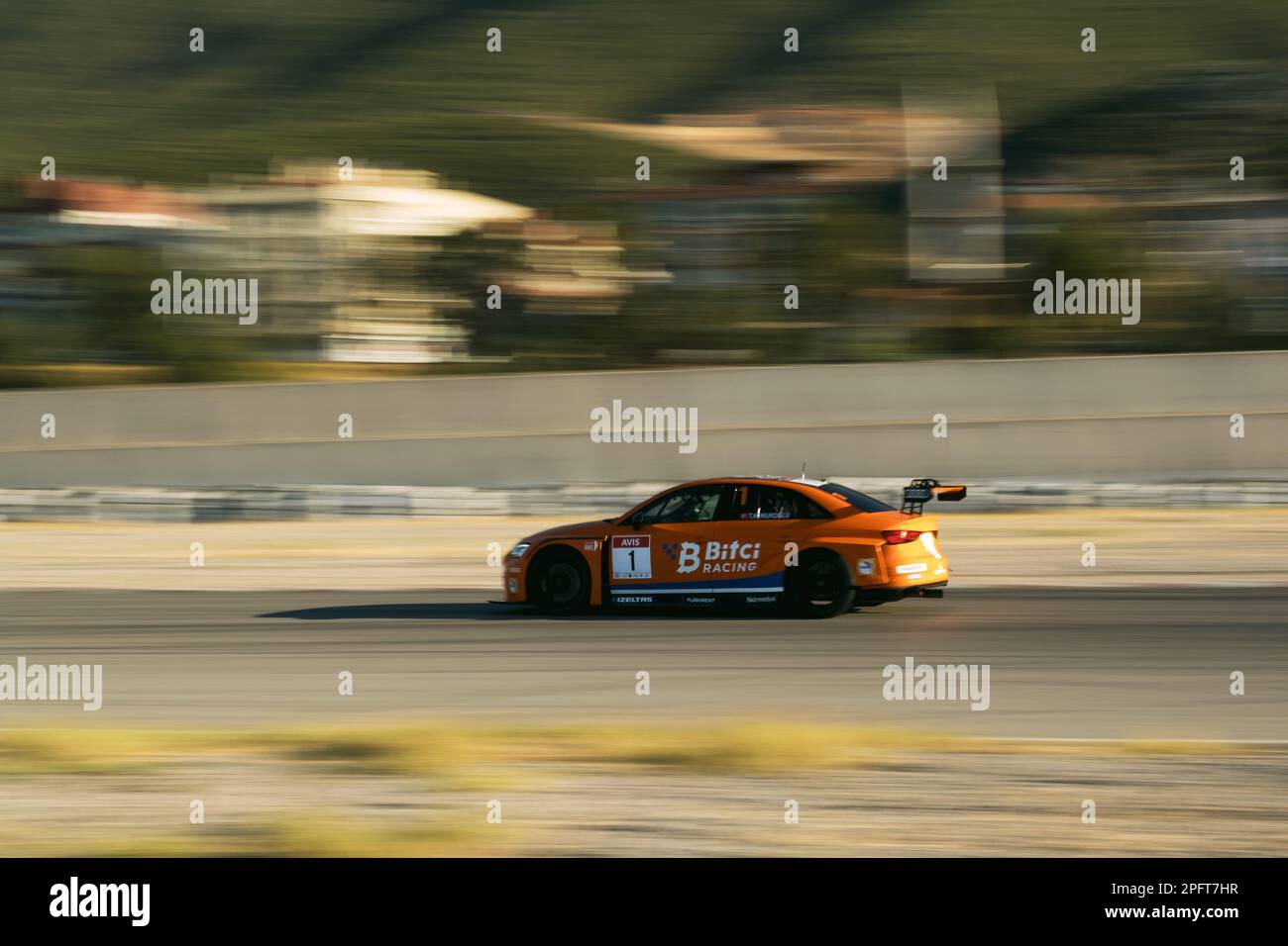 Izmir, Turkey - September 24, 2022: Audi brand sports car fast going on ...