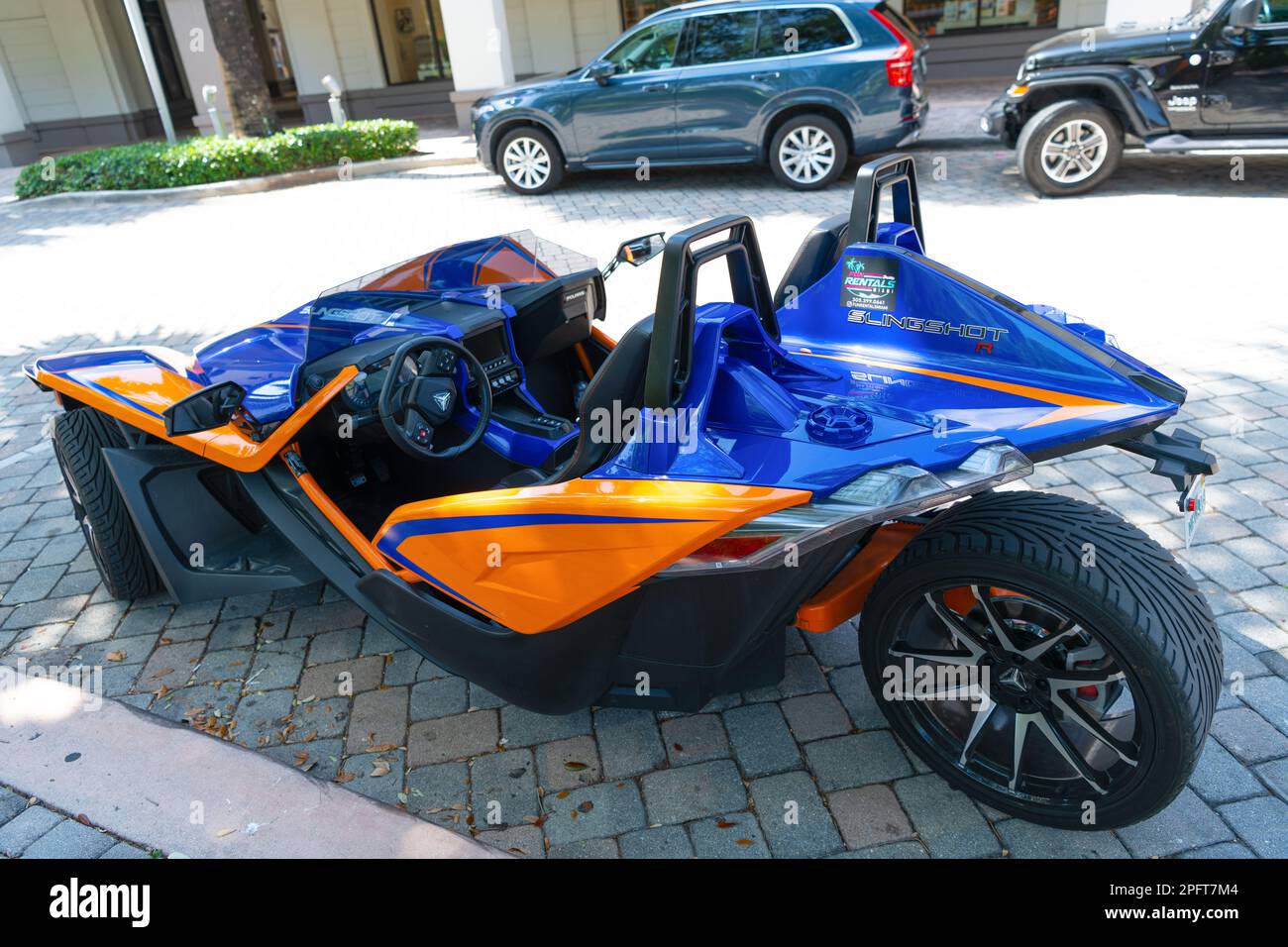 Polaris slingshot three wheeled motorcycle hi-res stock photography and ...