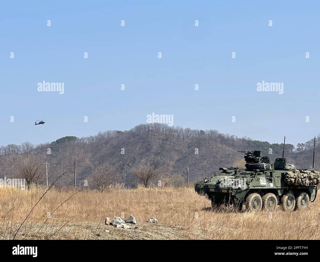 Soldiers from 5th Squadron, 17th Cavalry Regiment, 2nd Combat Aviation ...