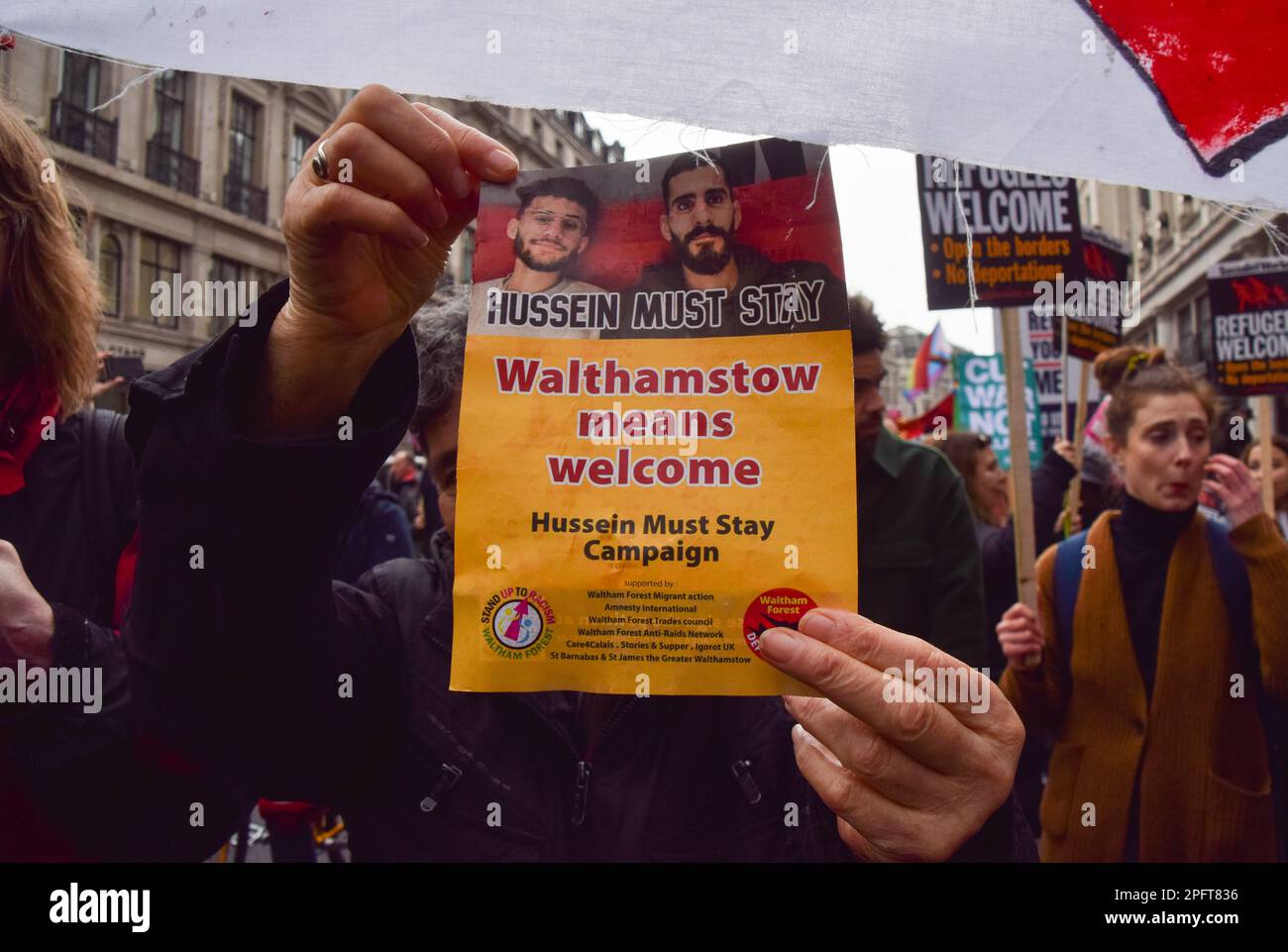 Walthamstow protestors hi-res stock photography and images - Alamy