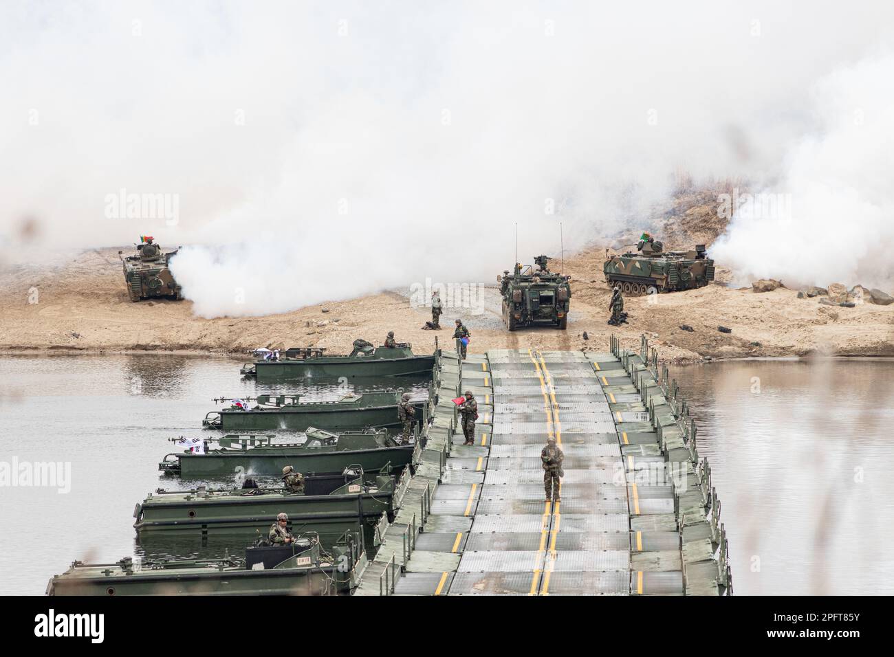 U.S. Soldiers assigned to the 62nd CBRN Company, 23rd CBRNE Battalion ...