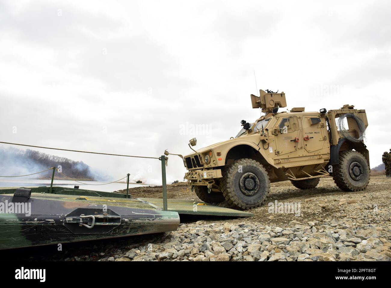 U.S. Army Soldiers assigned to the 42nd Military Police Battalion, 2nd ...