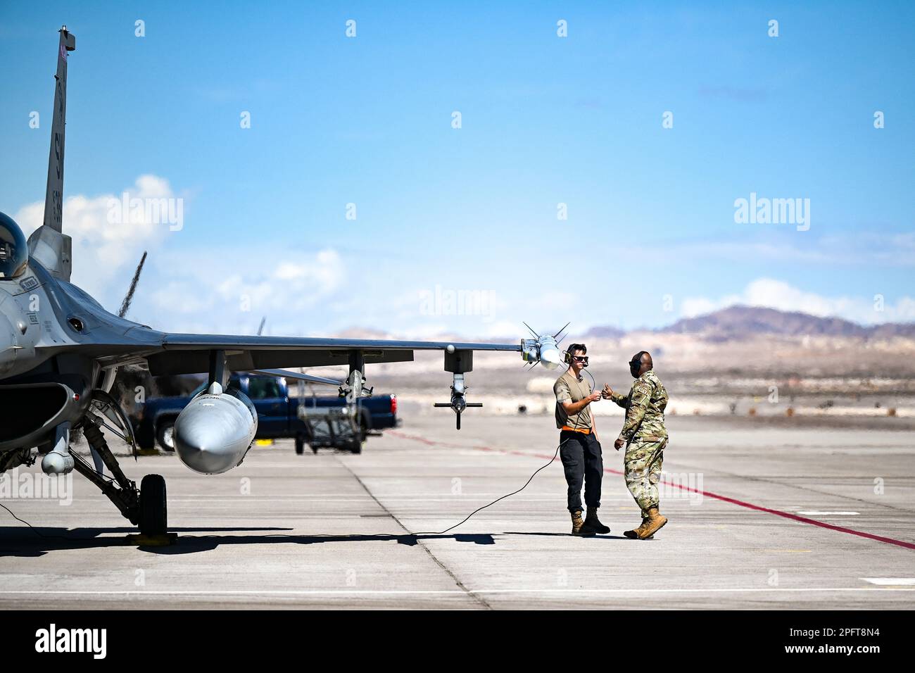 U.S. Air Force Airman 1st Class Ryan Mehl (left), 79th Fighter ...