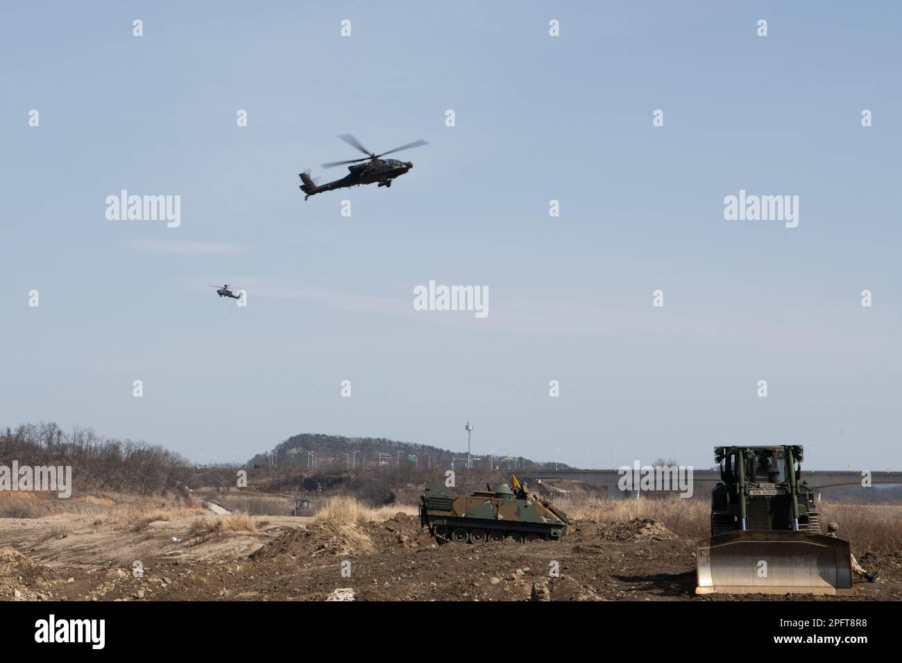 U.S. Army Soldiers assigned to 23rd Chemical Battalion, 2nd Infantry ...
