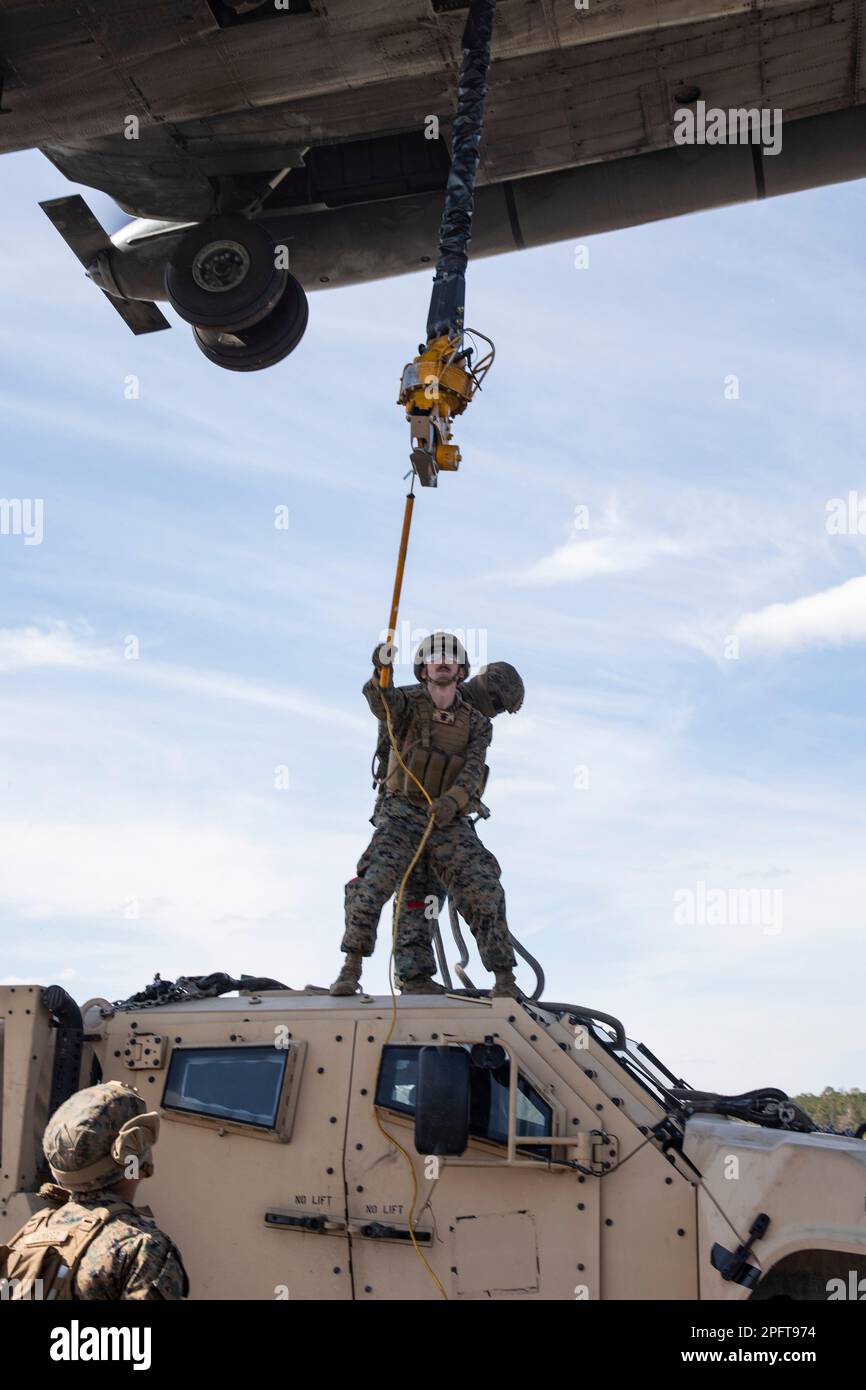 U.S. Marine Corps landing support specialists with Combat Logistics ...