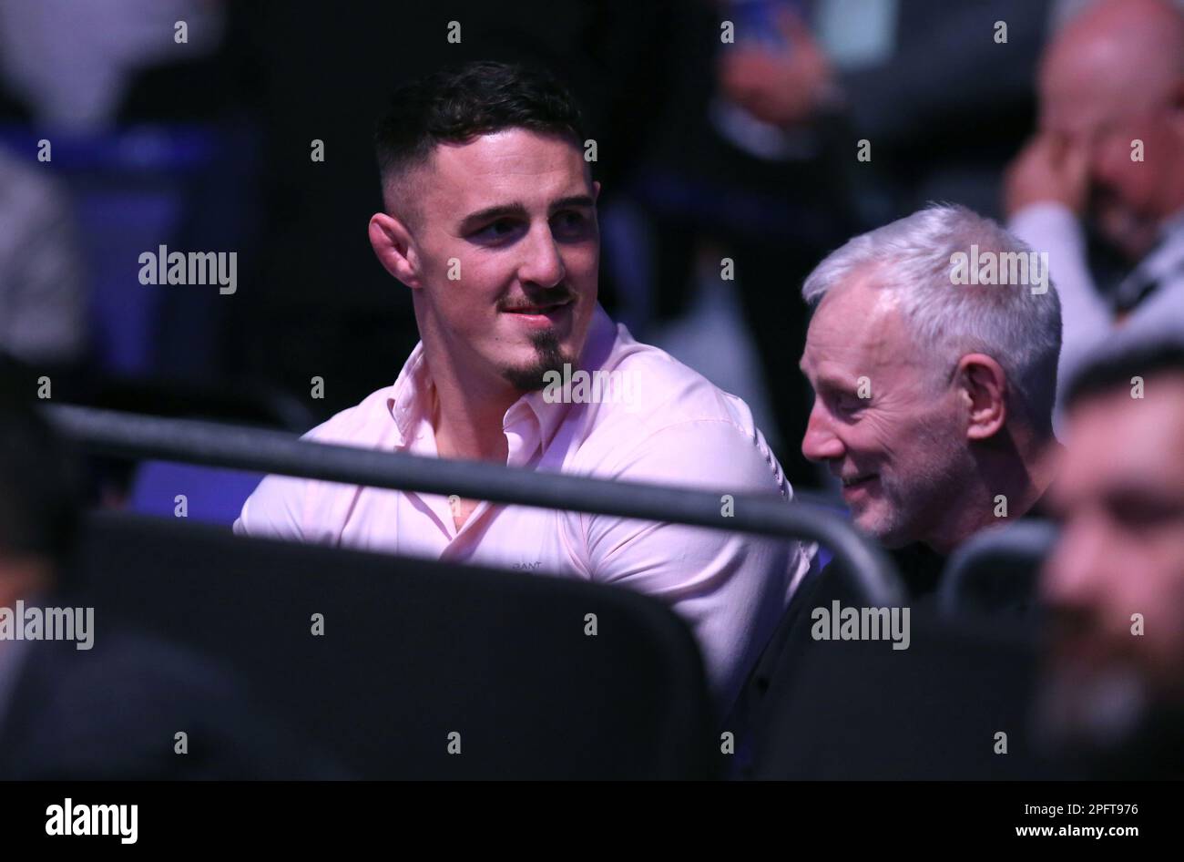 UFC fighter Tom Aspinall in the crowd during UFC 286 at O2 Arena ...