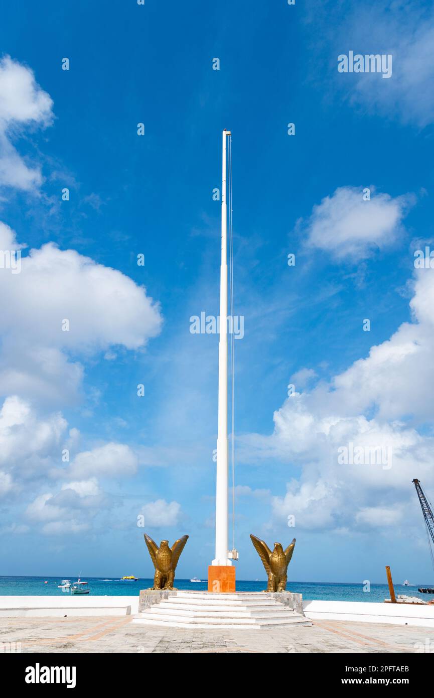 landmark of flagpole monument. majestic landmark of flagpole monument ...