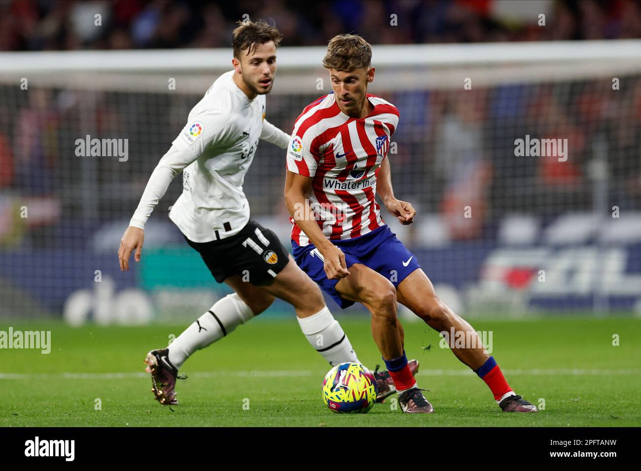 Madrid, Spain. 18th Mar, 2023. Marcos Llorente of Atletico de Madrid ...