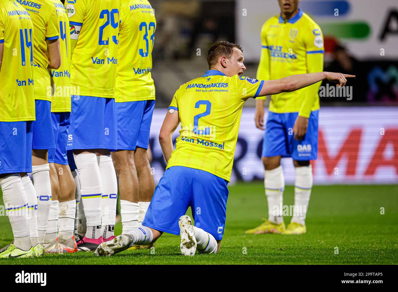 WAALWIJK, NETHERLANDS - MARCH 18: Julian Lelieveld of RKC Waalwijk during the Dutch Eredivisie ...