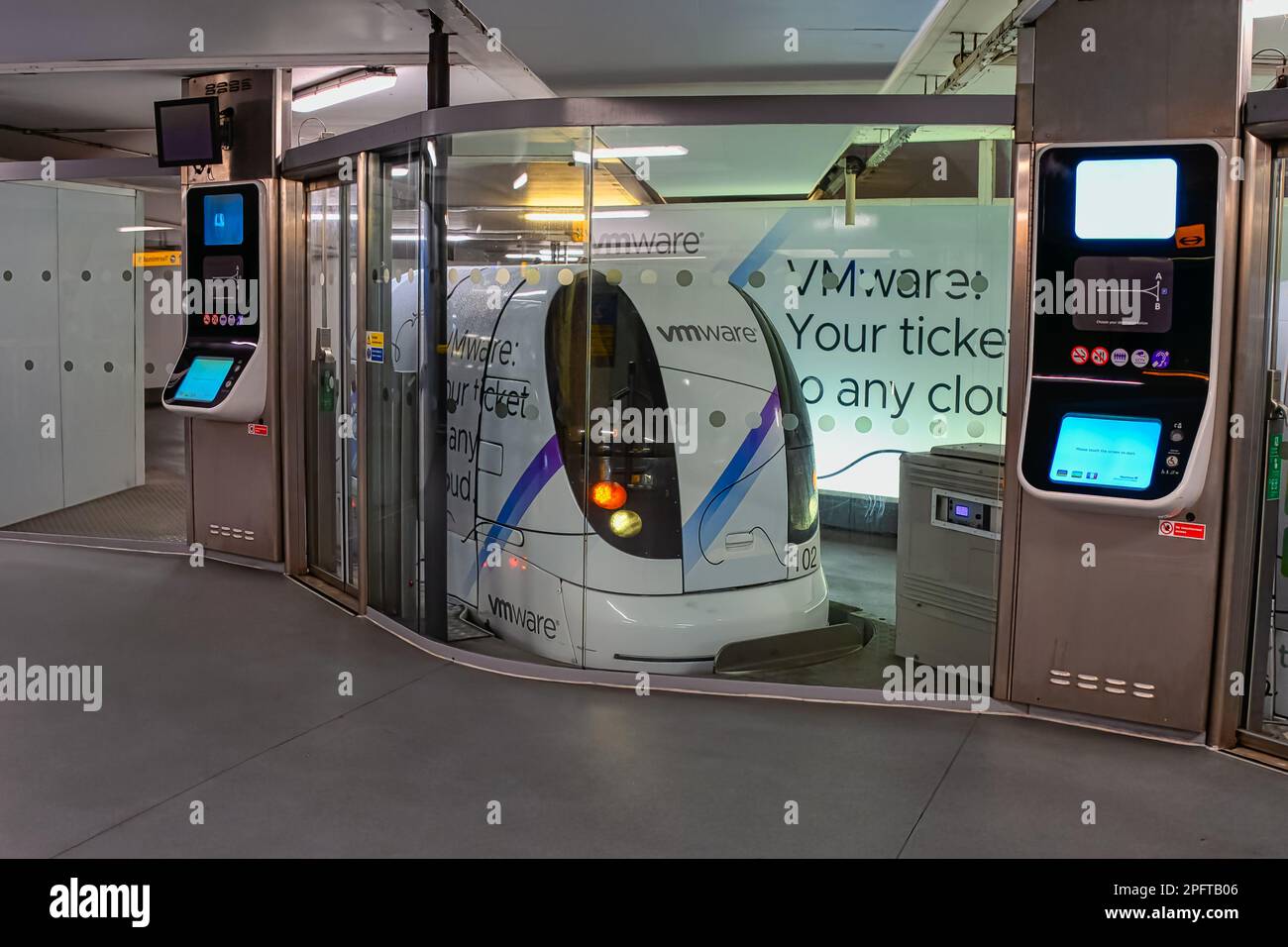 HEATHROW AIRPORT, LONDON, 8TH MARCH 2023: Heathrow Pod Parking car ...