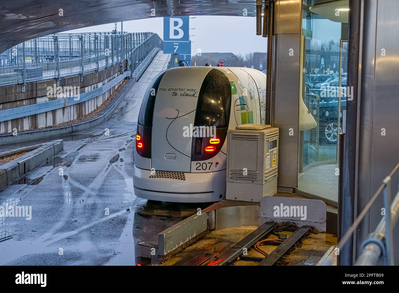 HEATHROW AIRPORT, LONDON, 8TH MARCH 2023: Heathrow Pod Parking ...