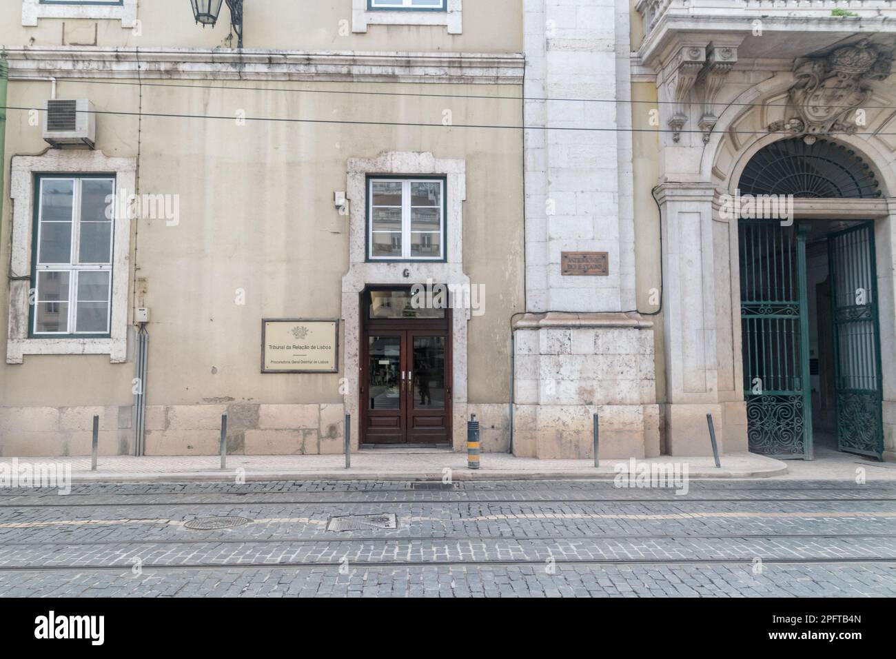 Lisbon, Portugal - December 5, 2022: Headquarters of the Lisbon Court ...