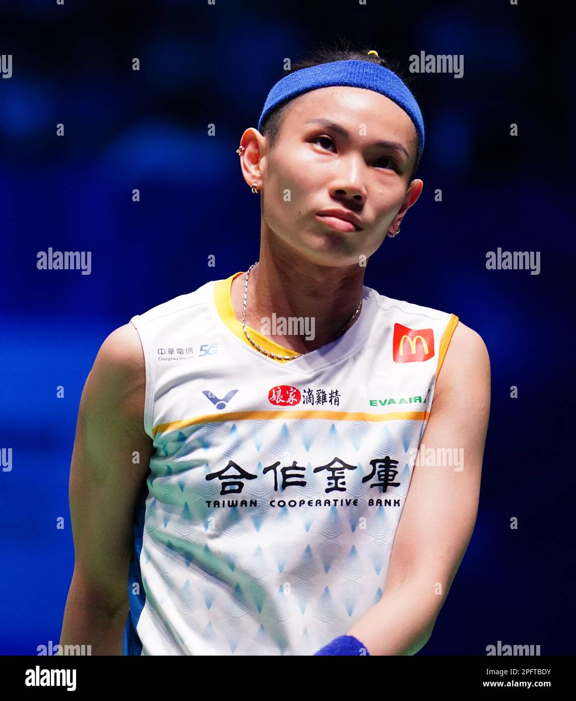 Taipei's Tai Tzu Ying in action against Korea's An Se Young (not ...