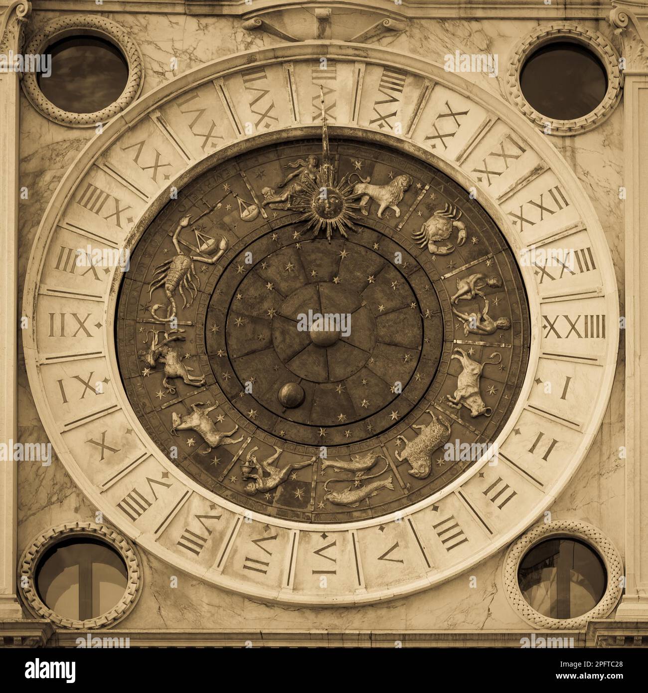 Venetian astronomical clock hi-res stock photography and images - Alamy