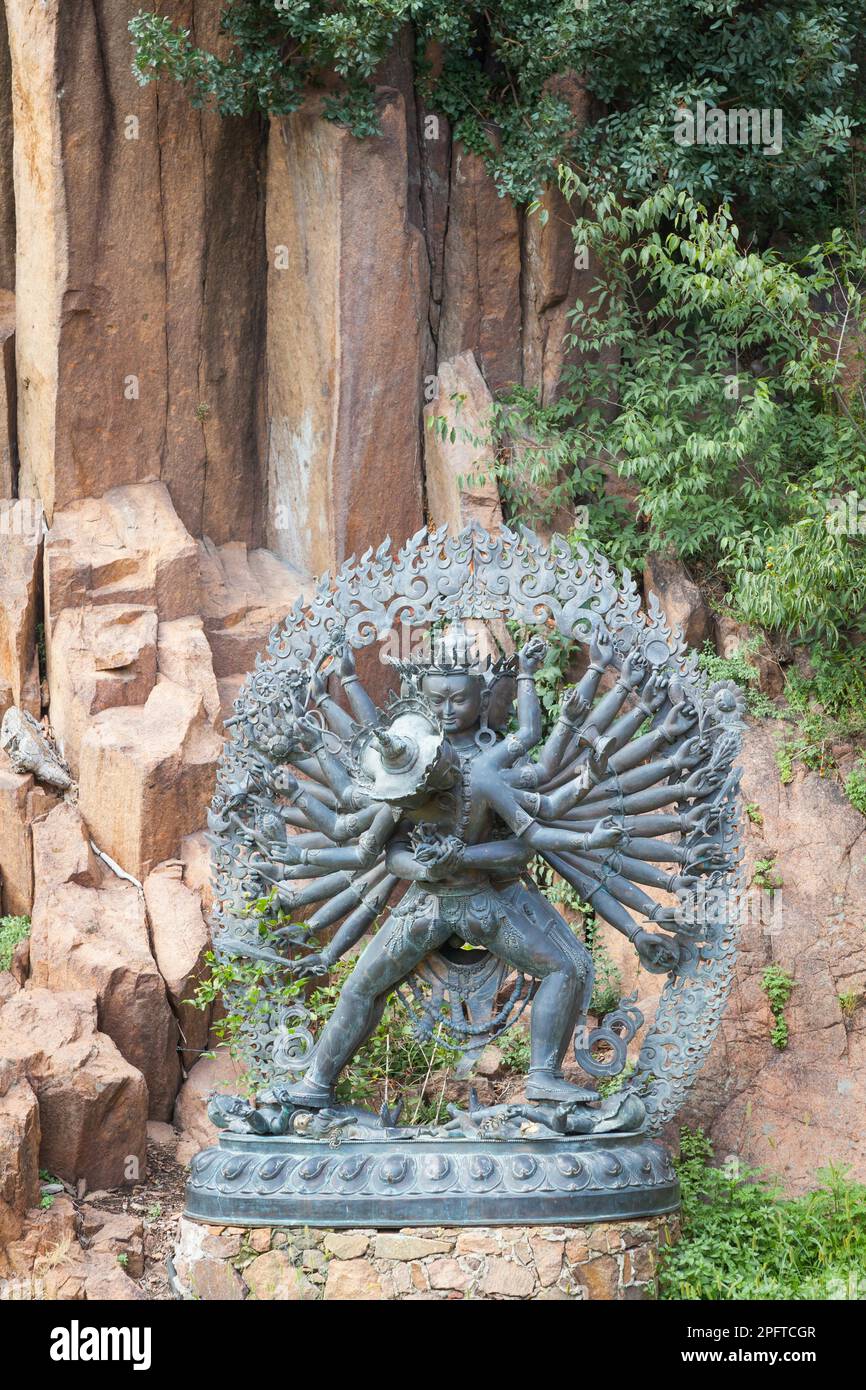 Tantric Deities Hevajra and Nairatmya in Ritual Embrace (yab-yum Stock ...