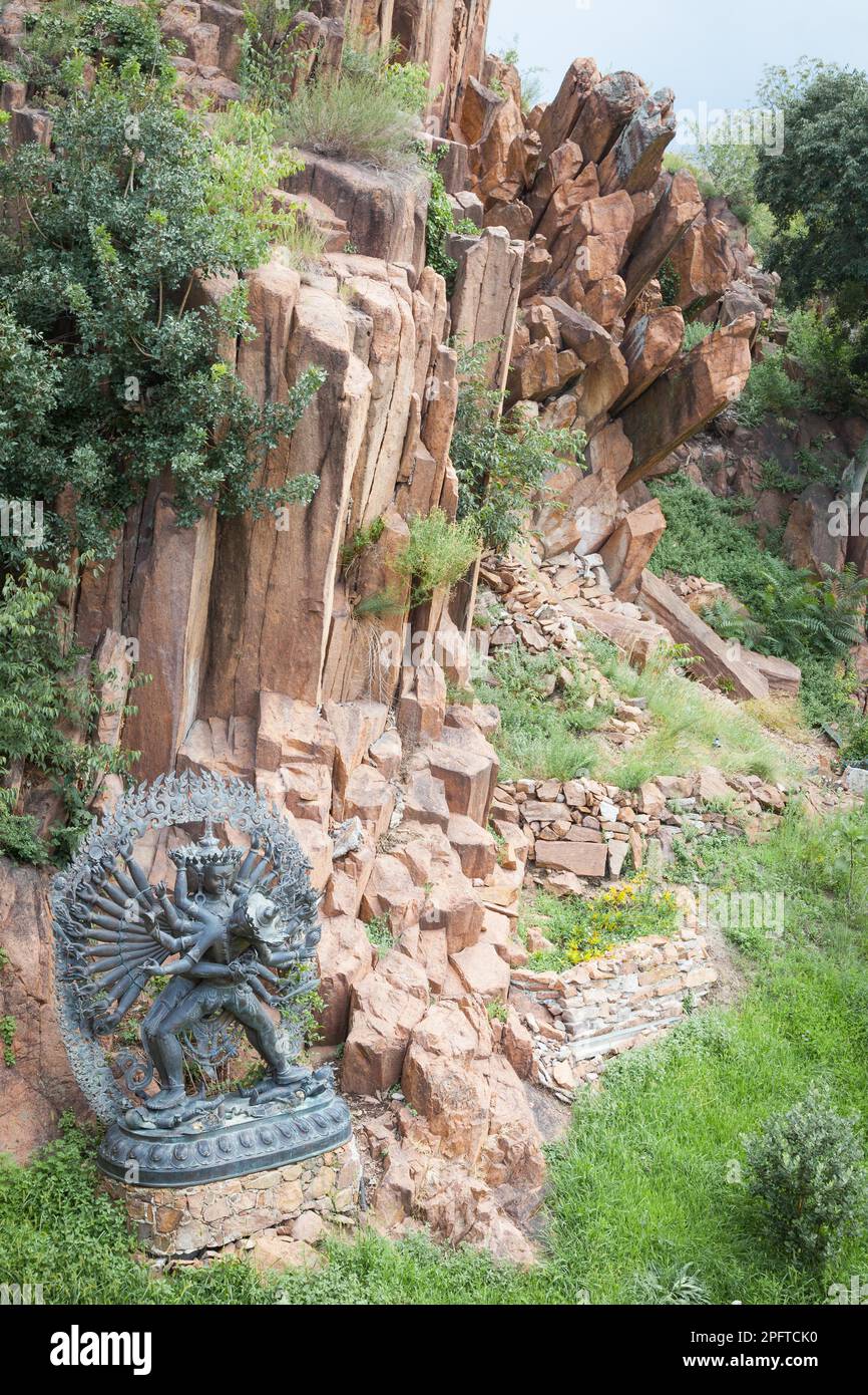 Tantric Deities Hevajra and Nairatmya in Ritual Embrace (yab-yum Stock ...