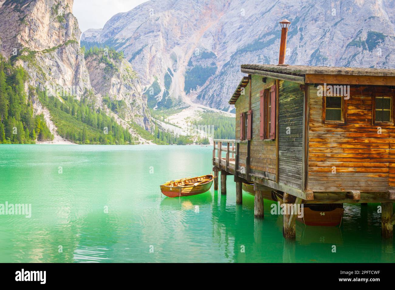This amazing lake is located in the heart of Dolomiti mountains, UNESCO ...