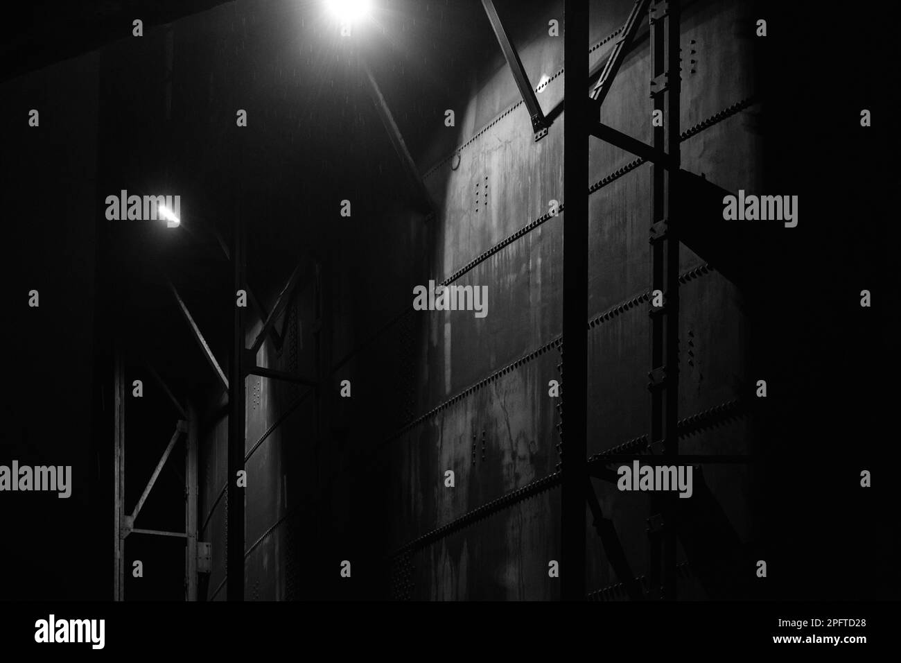 Light and Shadow - photo shows fragment of the building of the Mining ...