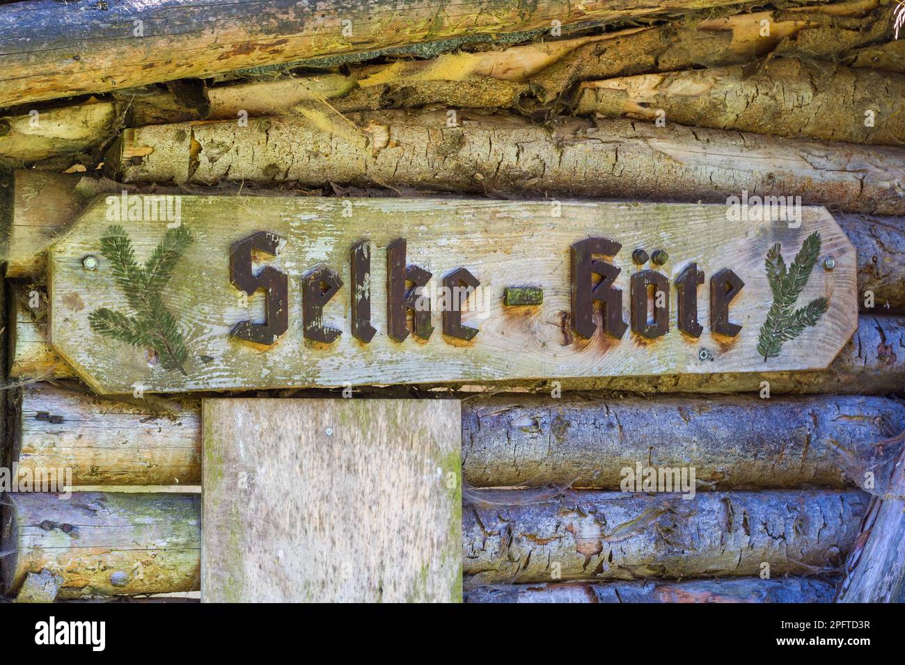Selke Koete Shelter in the Selke Valley Selke Valley Trail Stock Photo ...