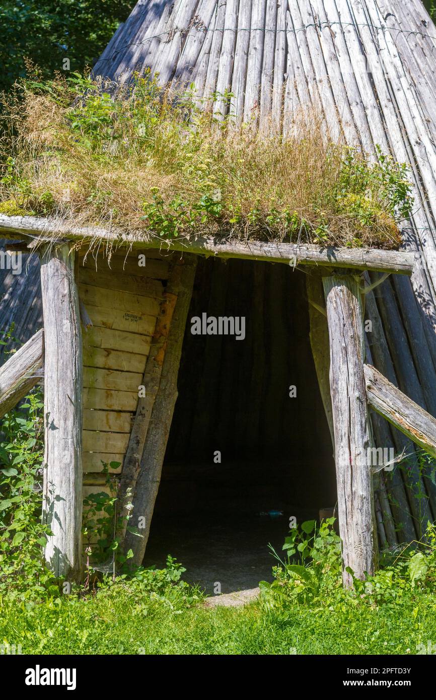 Selke Koete Shelter in the Selke Valley Selke Valley Trail Stock Photo ...