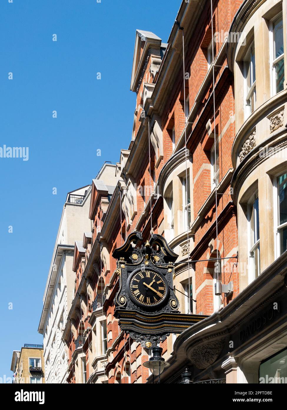 Old Ornate Clock on a Building in London Stock Photo - Alamy