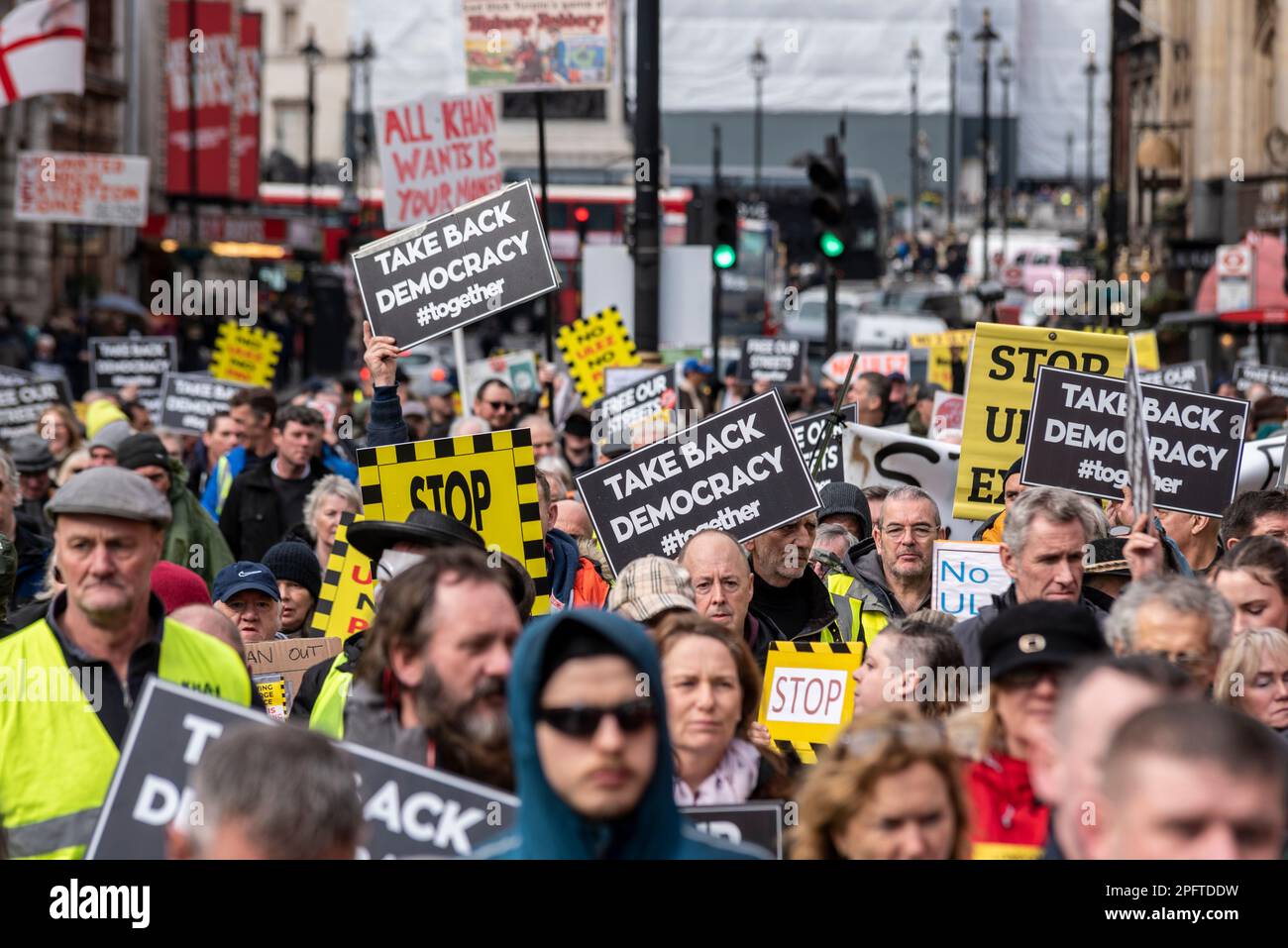 Ultra low emission zone protests hi-res stock photography and images ...
