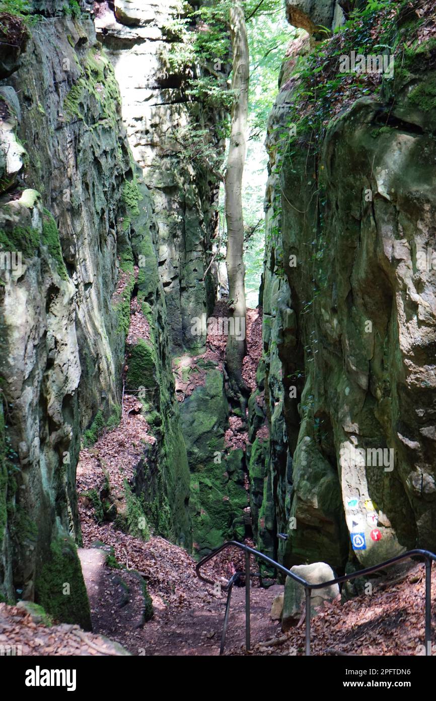 Devil's Gorge, between Irrel and Ernzen, Southern Eifel nature Park ...