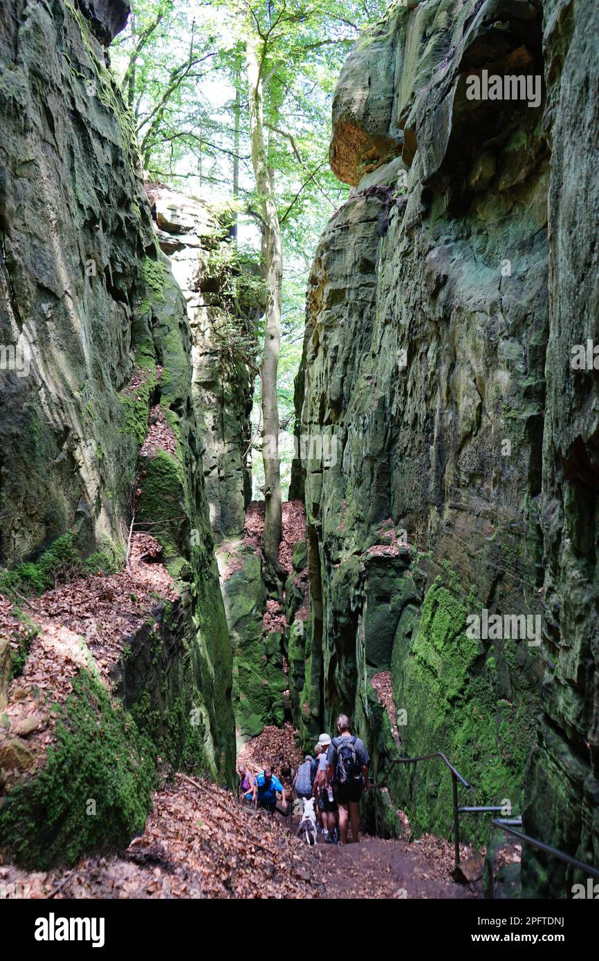 Devil's Gorge, between Irrel and Ernzen, Southern Eifel nature Park ...