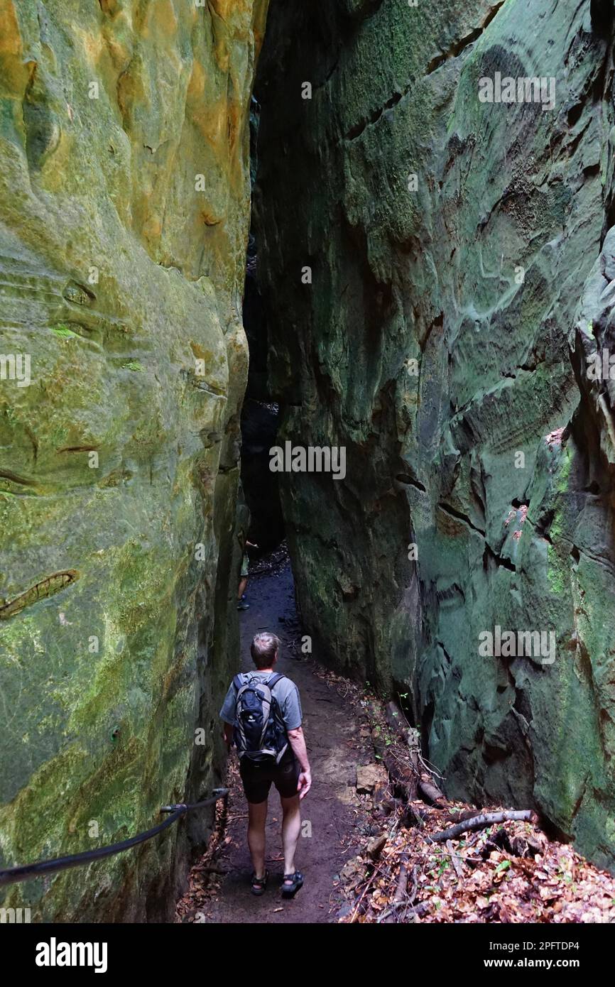 Devil's Gorge, between Irrel and Ernzen, Southern Eifel nature Park ...
