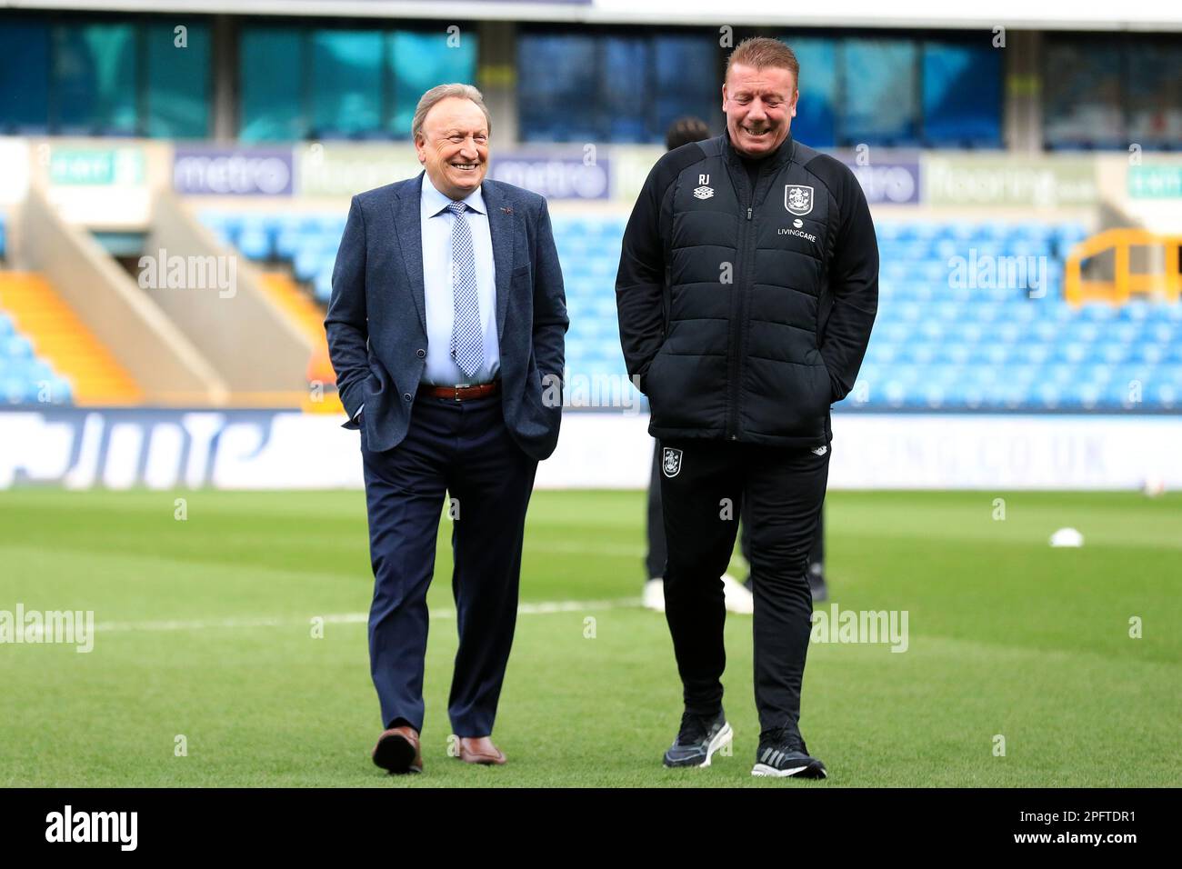 London, UK. 18th Mar, 2023. Huddersfield Town manager, Neil Warnock ...