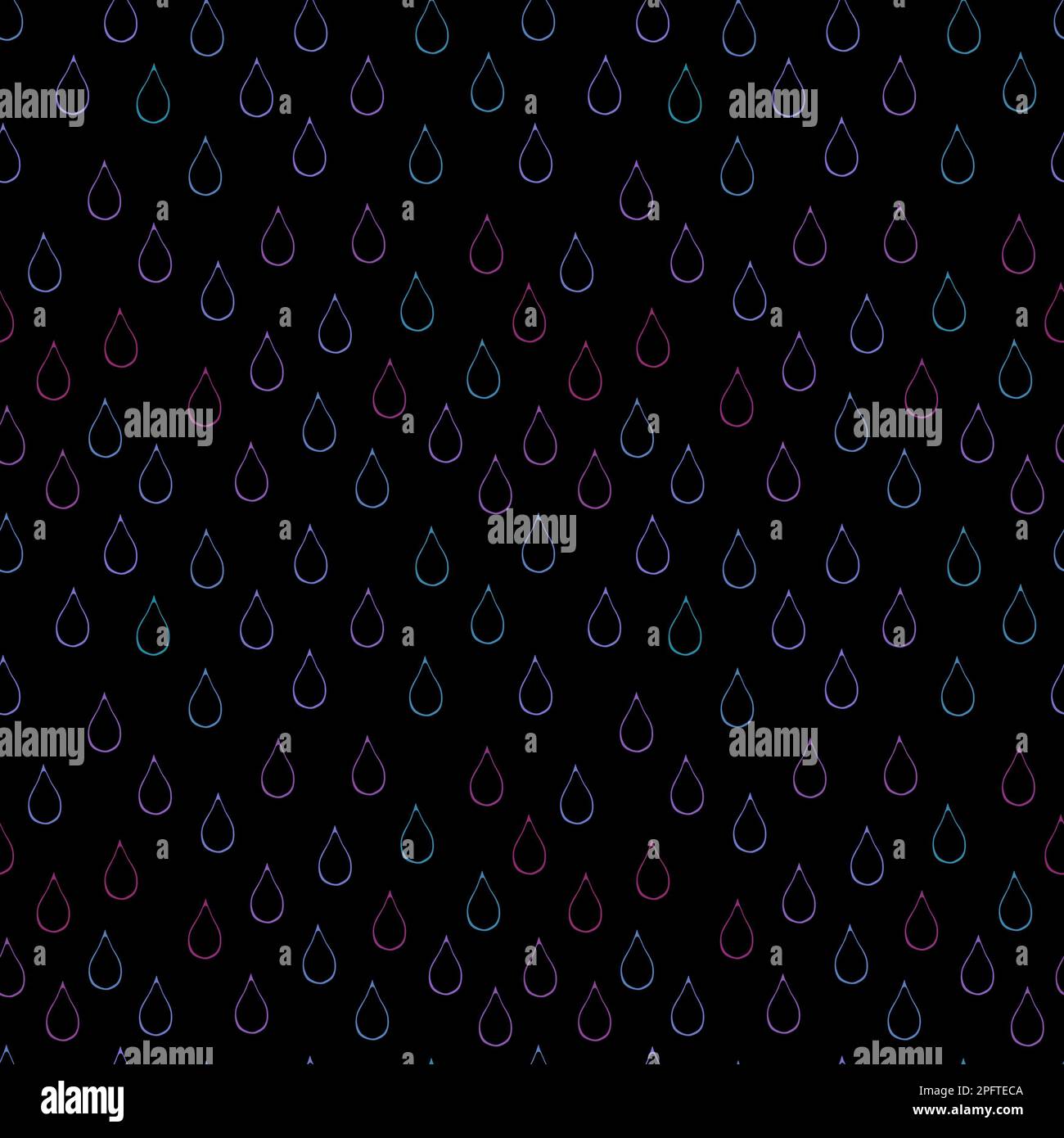 Cartoon water seamless rain drops pattern for wrapping paper and kids ...