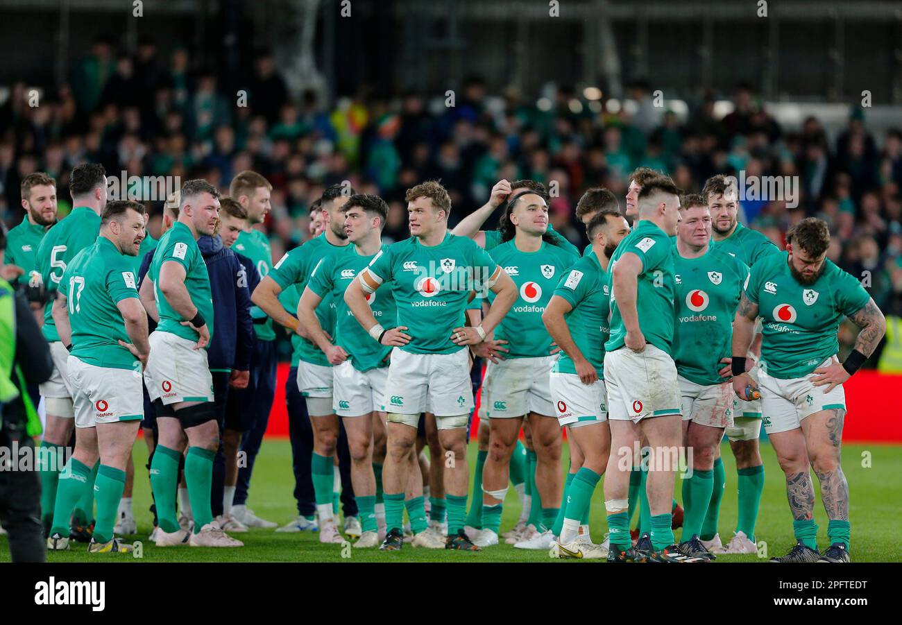18th March 2023; Aviva Stadium, Dublin, Ireland: Six Nations ...
