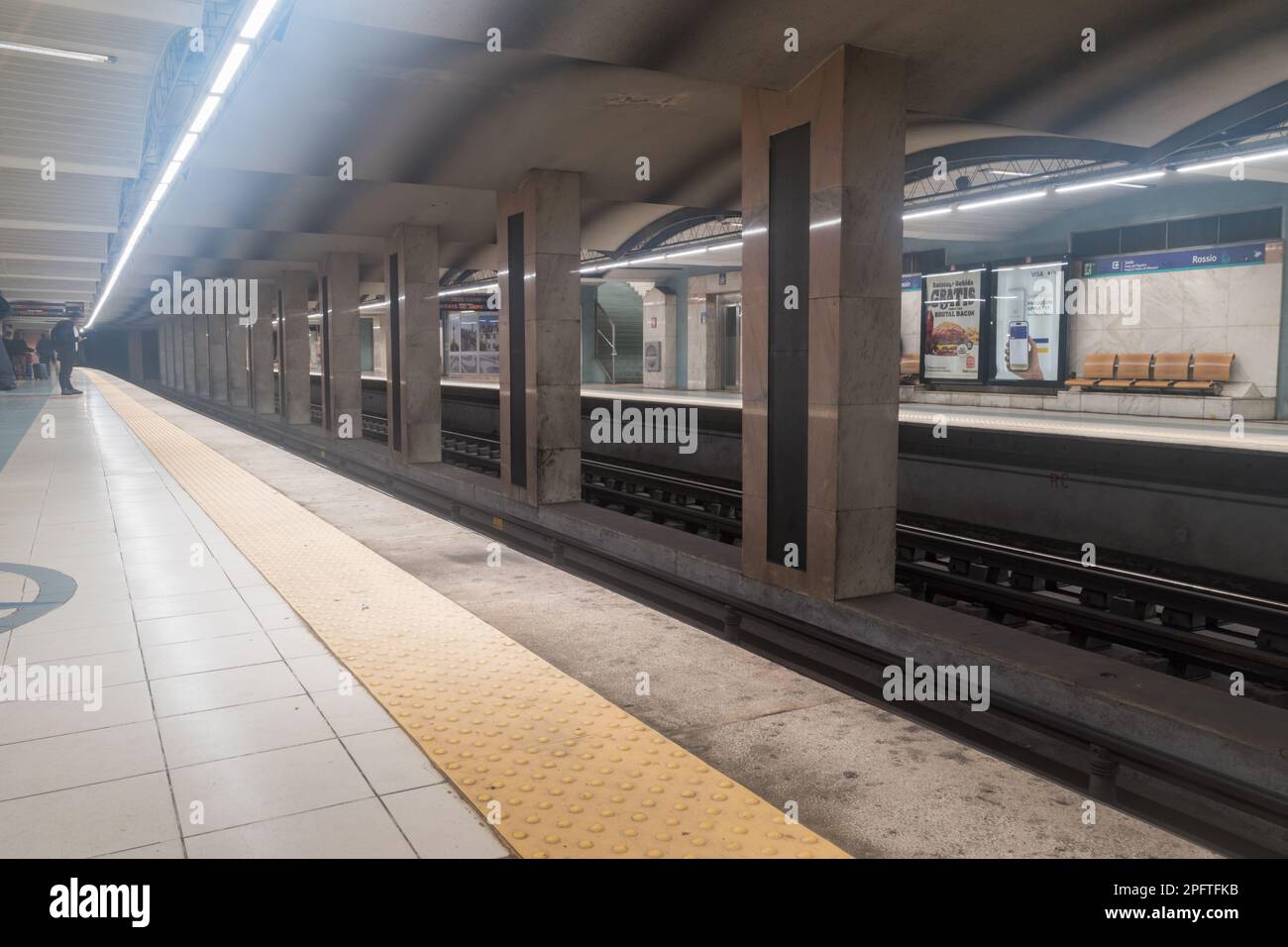 Rossio metro station entrance hi-res stock photography and images - Alamy