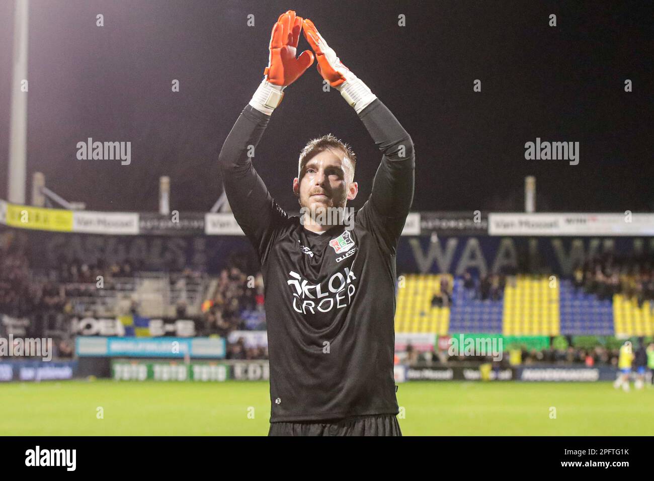 WAALWIJK, NETHERLANDS - MARCH 18: goalkeeper Jasper Cillessen of NEC ...