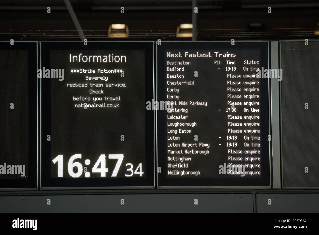 Rail information board rail departure board hi-res stock photography ...